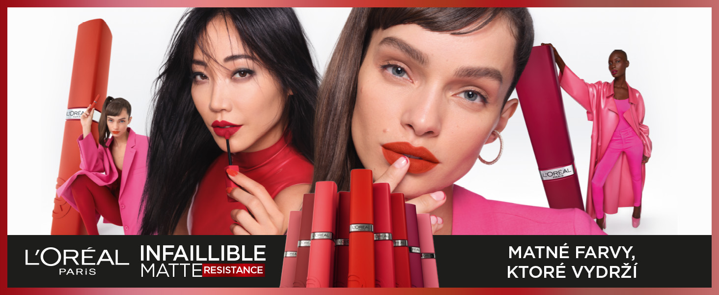 L’Oréal Paris Infaillible Matte Resistance matný hydratačný rúž | notino.sk